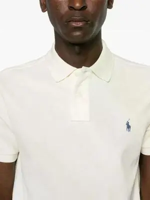 Polo Ralph Lauren Polo Pony Piqué Polo Shirt - Neutrals