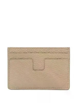 TOM FORD Leather Card Holder - Neutrals