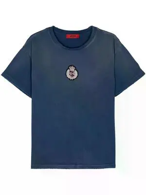 424 College Cotton T-shirt - Blue