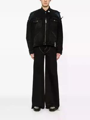 Mihara Yasuhiro Layered Denim Bomber Jacket