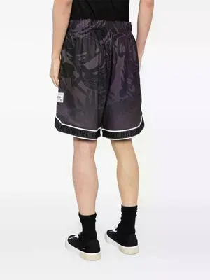 AAPE BY *A BATHING APE Graphic Print Track Shorts