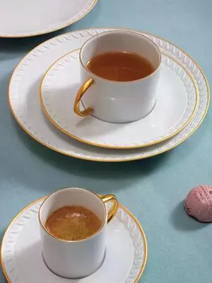 L'Objet Neptune Porcelain Saucer Plate