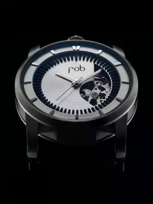 FOB PARIS Automatic Movement Watch With Leather Strap