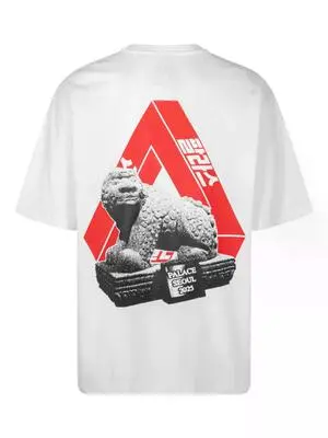 PALACE Seoul 2 Seoul Tri-ferg /black/grey Mar T-shirt - White