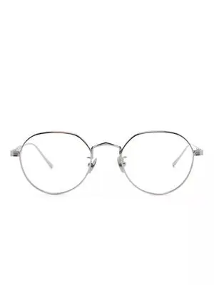 Cartier Ct0561oa Round Frame Eyeglasses - Silver