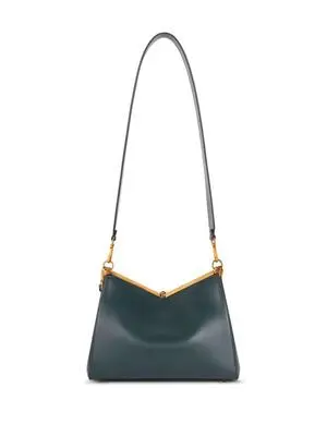 Etro Medium Vela Leather Shoulder Bag - Green
