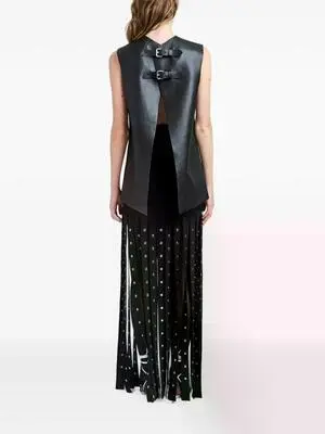 Proenza Schouler Maxi Skirt With Embellished Fringe