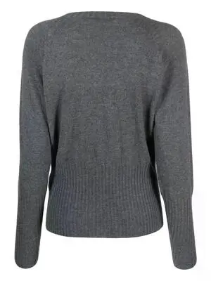 Seventy Ribbed Crew-neck Jumper - Grey