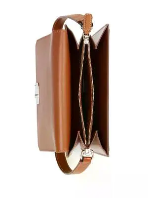 Ralph Lauren Logo-plaque Leather Crossbody Bag