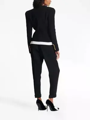Balmain Two-tone Crepe Blazer
