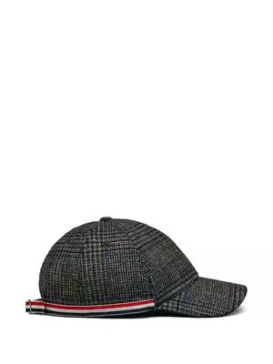 Thom Browne Prince Of Wales Check Baseball Cap