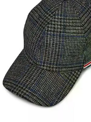 Thom Browne Prince Of Wales Check Baseball Cap