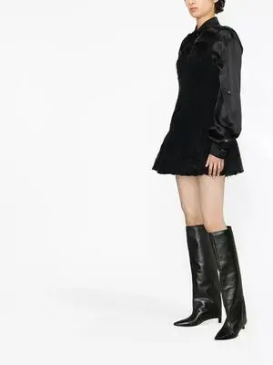 JIL SANDER Bouclé Knitted Mini Dress