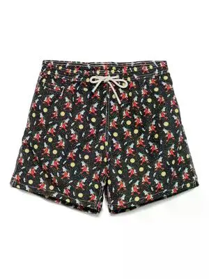 MC2 SAINT BARTH Disney Lighting Swim Shorts - Black