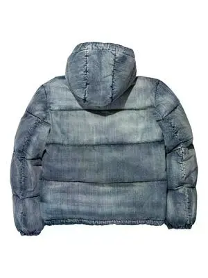 PURPLE BRAND Denim Padded Hooded Jacket
