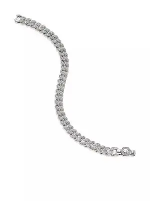 David Yurman Sterling Pavé Diamond Curb Chain Bracelet