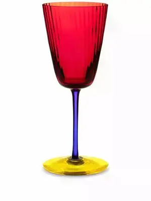 Dolce & Gabbana Murano Wine Glass - Red