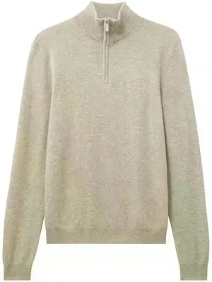 Pringle Of Scotland Zip-up Cashmere Jumper - Neutrals