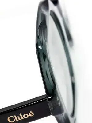 Chloé Geometric Frame Acetate Eyeglasses