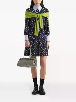 Prada Medium Bonnie Tote Bag - Grey