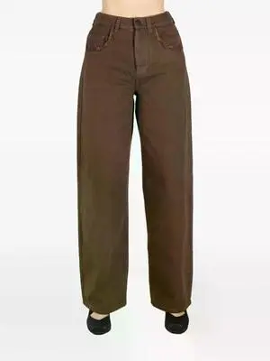 UMA WANG Frayed-edge Jeans