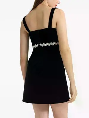 PATOU Rhinestone-embellished Dress - Black