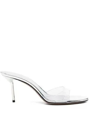 Paris Texas Paris Texas Lidia Metallic-Effect Sandals Silver