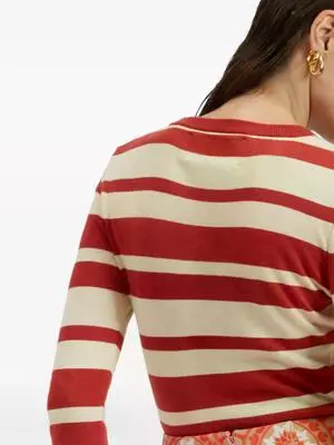 La DoubleJ Striped Cotton-blend Jumper