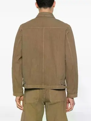 SUNFLOWER Striped Corduroy Jacket - Brown