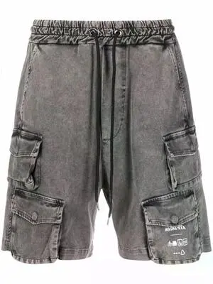 MAUNA KEA Acid Wash Cargo Shorts
