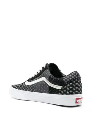 VANS Old Skool Low-top Graphic Print Sneakers - Grey