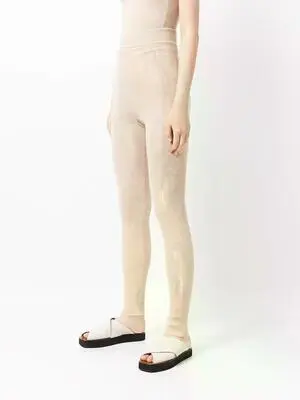Cashmere In Love Cruz Cashmere-knit Leggings - Brown