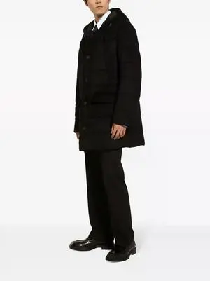 Dolce & Gabbana Quilted Cashmere Single-breasted Coat