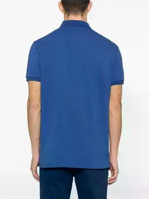 Polo Ralph Lauren Cotton Piqué Polo Shirt With Embroidered Pony - Blue
