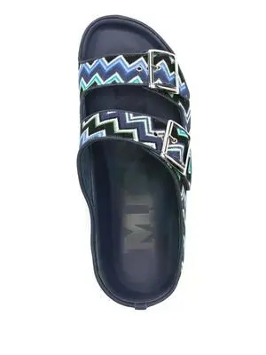 Missoni Zigzag Platform Sandals