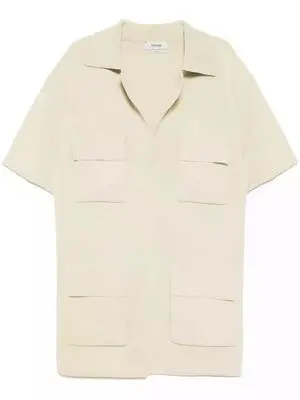 SYSTEM Patched Pocket Knitted Shirt