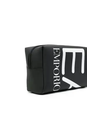 EA7 Logo-print Wash Bag