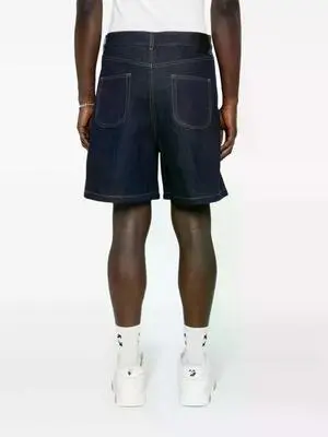 Off-White 90s Logo Denim Shorts