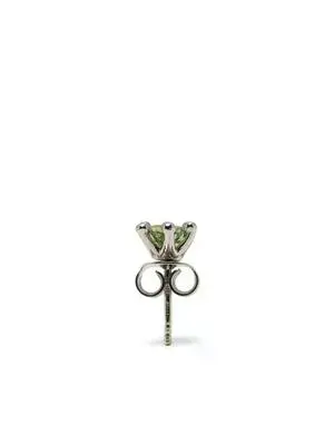 D'HEYGERE Double Solitaire Stud Earring - Silver