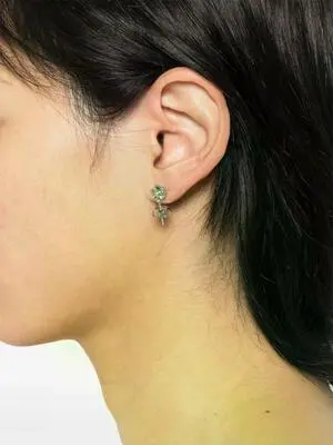 D'HEYGERE Double Solitaire Stud Earring