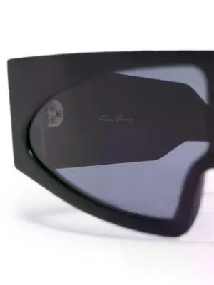 Rick Owens Tecuatl Rectangular Frame Sunglasses