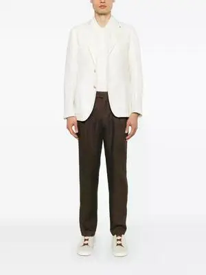 Tagliatore Herringbone-pattern Blazer - Neutrals