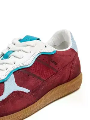 ALOHAS Suede Panelled Sneakers - Red