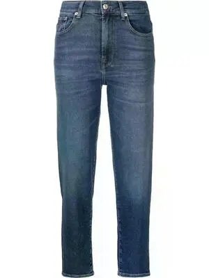 7 For All Mankind Skinny Cropped Jeans