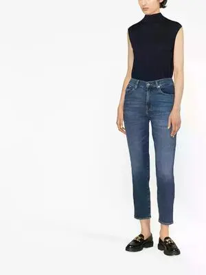 7 For All Mankind Skinny Cropped Jeans