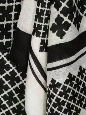 BY MALENE BIRGER Julee Patterned-intarsia Wool Scarf