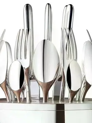 Christofle Mood Skyline Shanghai 24-piece Flatware Set - Silver