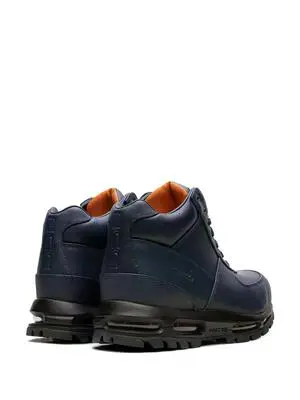 Nike Max Goadome Leather Lace-up Sneakers - Blue