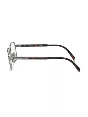 Prada Full Rim Square Frame Glasses - Grey