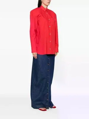 Fiorucci Embroidered Shoulder-padded Shirt
